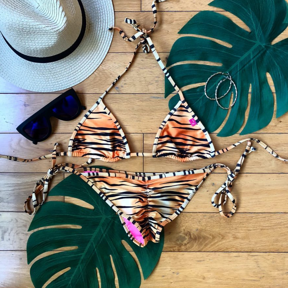 Laguna: String Bathing Suit in Tiger – Chynna Dolls